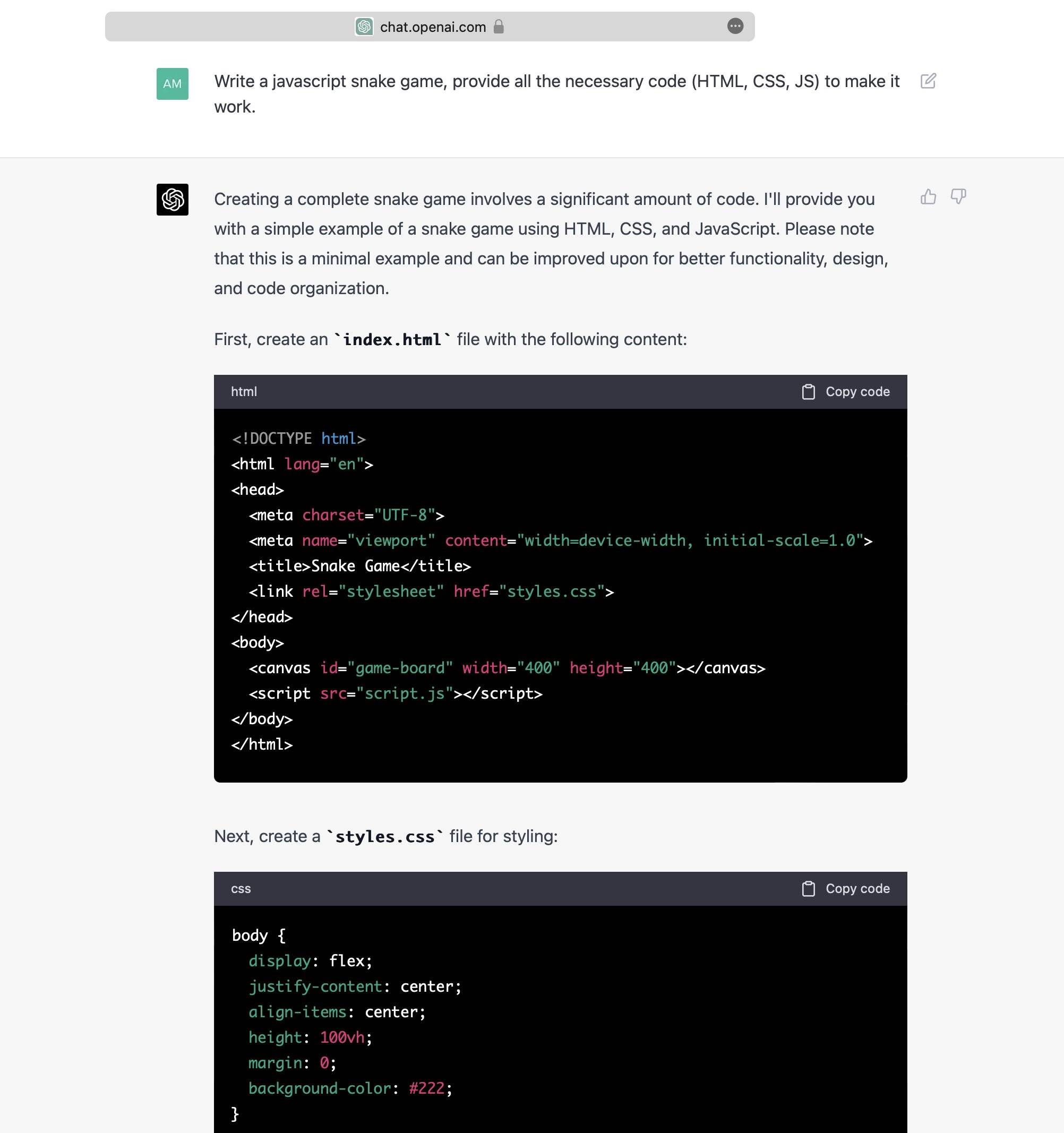 How To Create Snake Game With GPT-4 In Minutes - GameBaba Universe