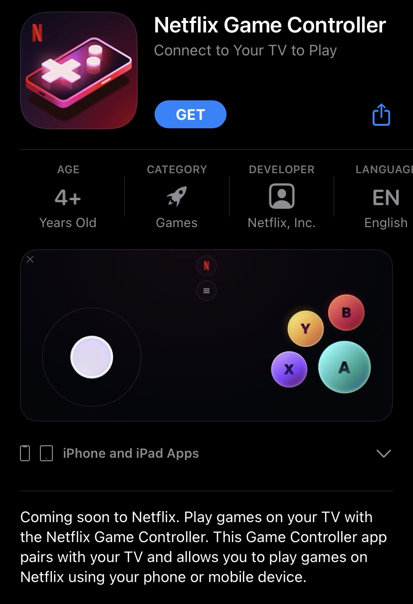 Netflix Game Controller App For IPhone, Another Step Towards Becoming A ...