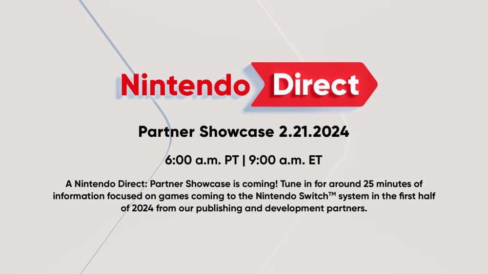 Nintendo Confirms 25 Minutes Partner Program On Wednesday November 21 ...