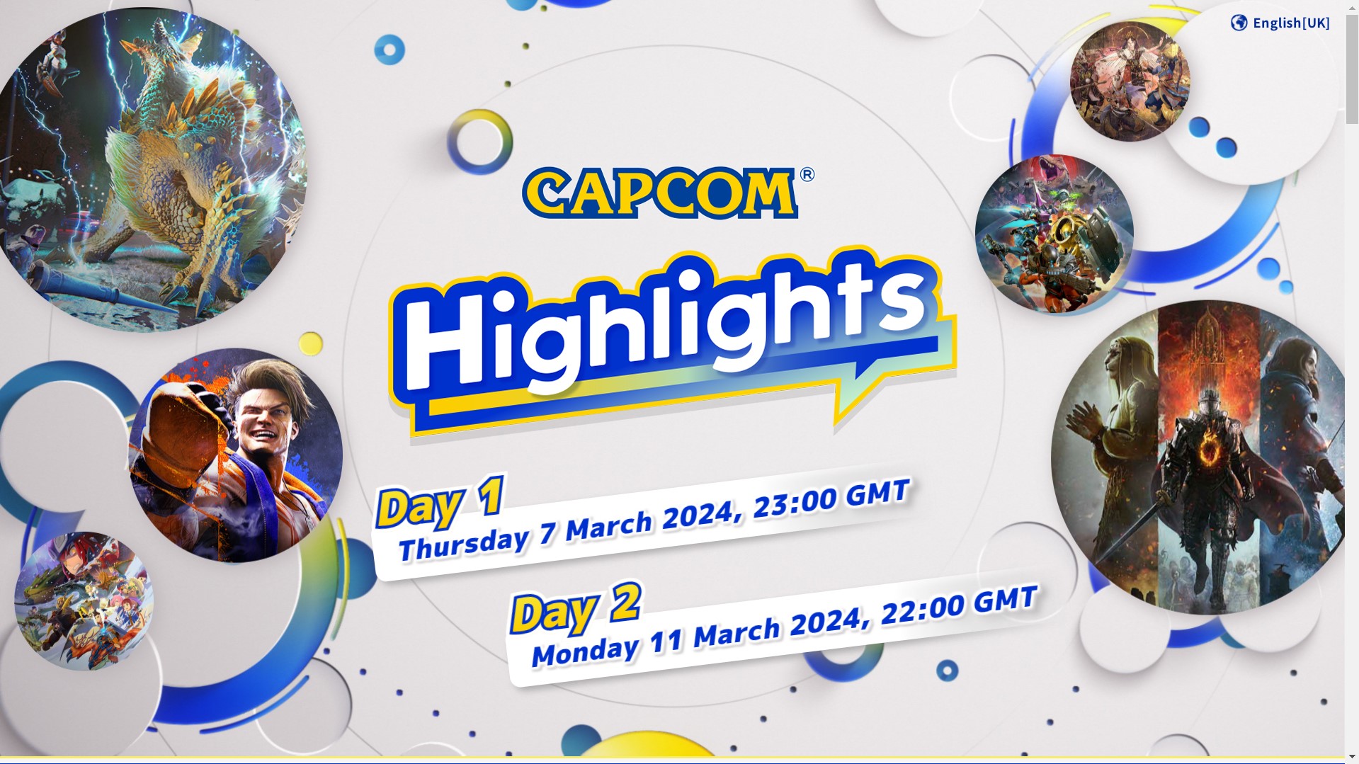 Capcom Highlights Will Present Two Digital Events On March 7 And 11 ...