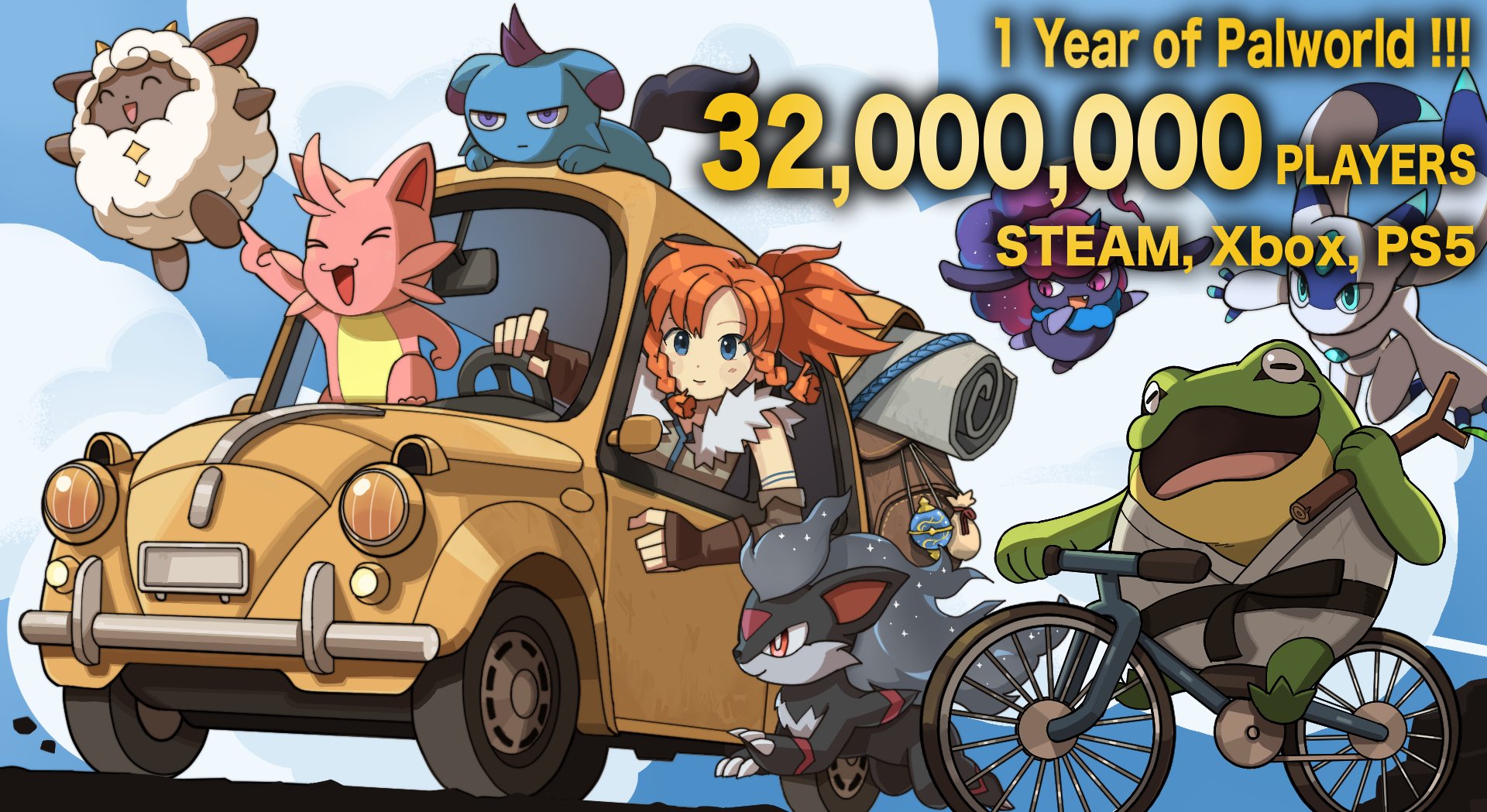 Palworld Celebrates First Anniversary With Over 32 Million Players ...